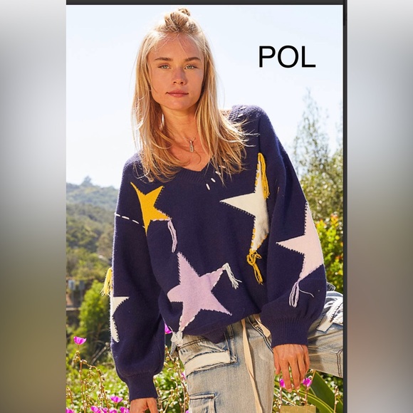 POL | Sweaters | Bp28new Pol Pristine Navy Vneck Sweater Wamazing ...